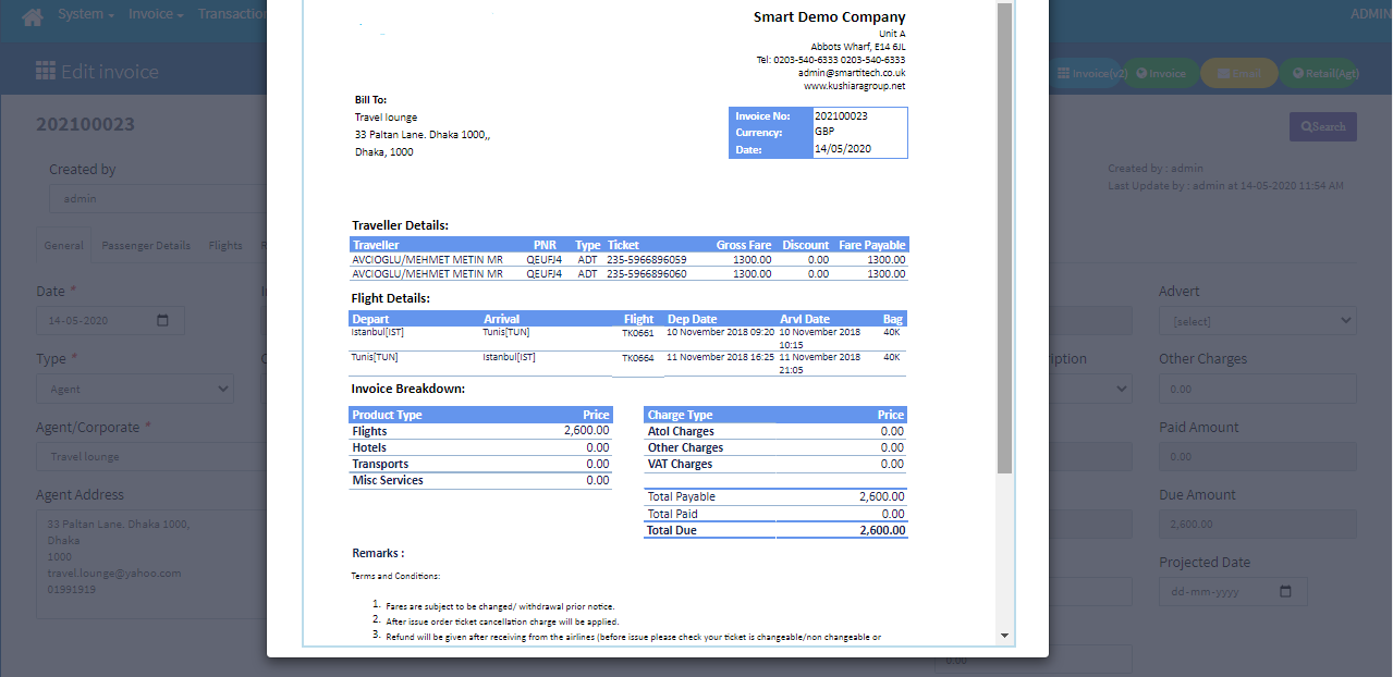 Smart Invoice | Smart i Tech